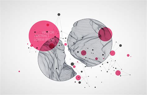 현대 제곱 과학 또는 기술 요소 트렌디 한 추상적 인 배경 사이버 공간 표면 그림입니다 벡터 3차원 형태에 대한 스톡 벡터 아트 및 기타 이미지 Istock