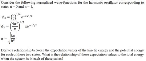 Solved Consider The Following Normalized Wave Functions For