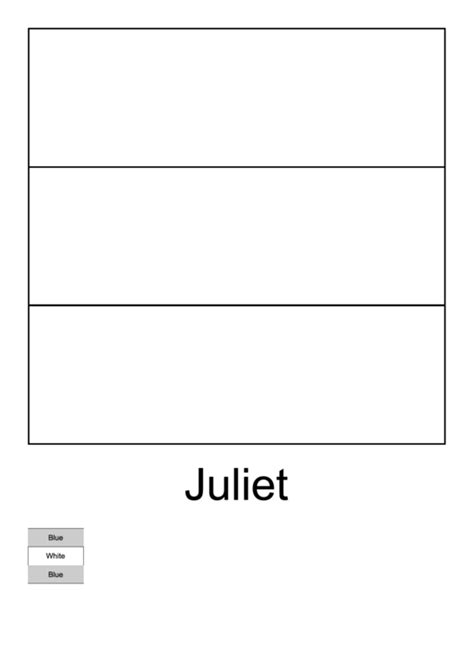 Ics Juliet Flag Template Printable Pdf Download