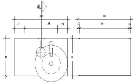 Countertop Detail In AutoCAD