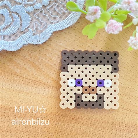 アイロンビーズ図案 マインクラフト スティーブ Minecraft Mi Yu☆のアイロンビーズアトリエ～perlerbeads Design～