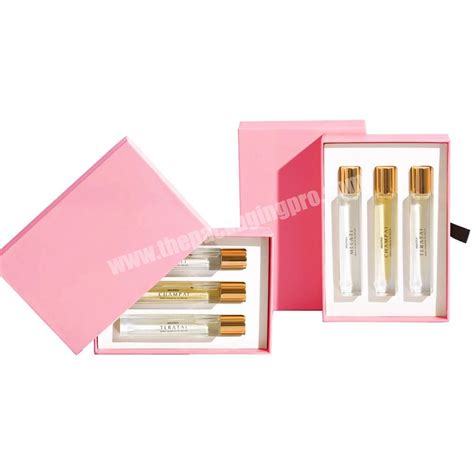 Custom Carton 5ml 10ml Vial Spray Bottle Perfume Tester Roller Sample