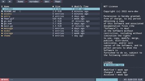 github nore dev fman tui file manager