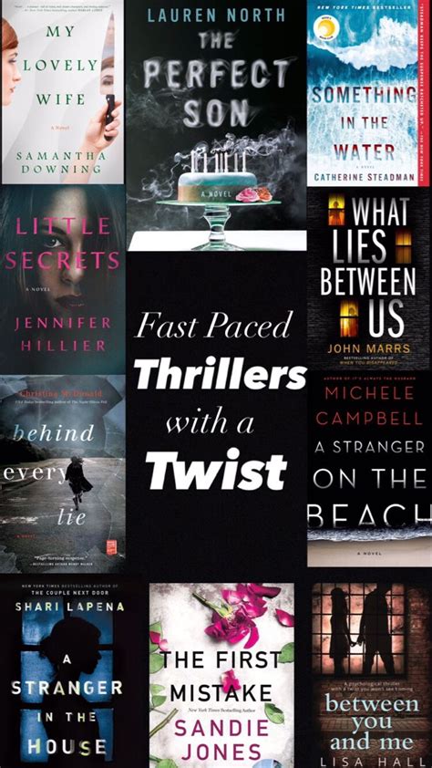 10 Fast Paced Thrillers With A Twist Book Club Books Reading Rainbow