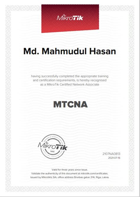 Md Mahmudul Hasan Ccnp Ccna Collaboration Cvns Ccna Ccnsp Ace Pcnse On Linkedin Mtcna Mikrotik