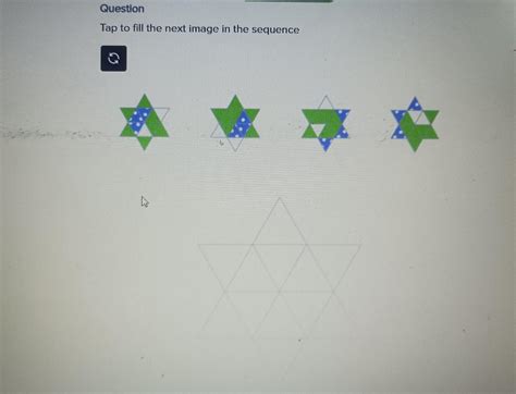 question tap to fill the next image in the sequence