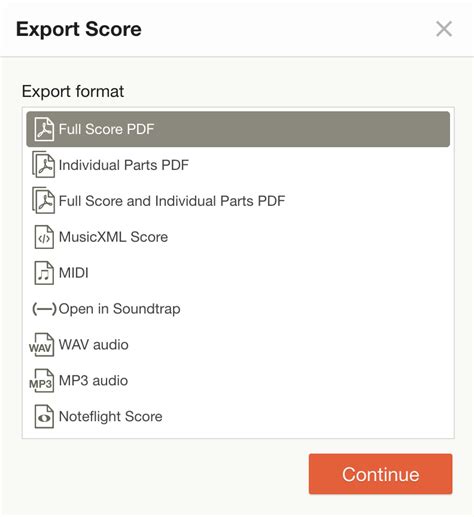 importing and exporting music noteflight support