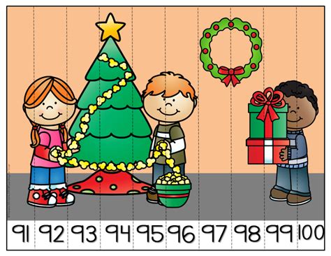 Christmas Number Sequencing Puzzles 1 120 Made By Teachers