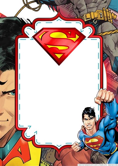 Free Superman Birthday Invitation Templates Check More At