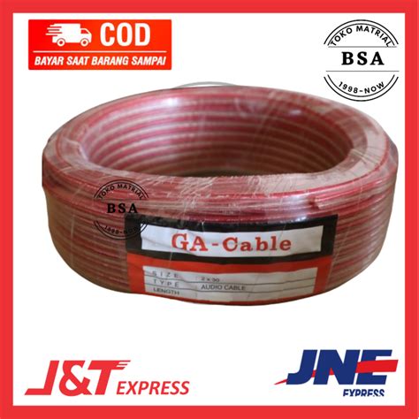 Kabel Transparan X Meter Kabel Roll M Listrik Audio Lazada Indonesia