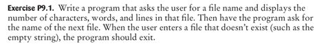solved exercise p9 1 write a program that asks the user for