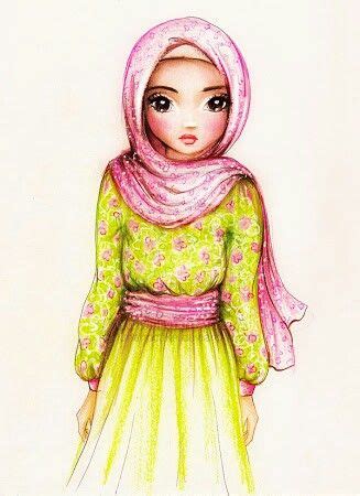 Anime Hijab Kızlar Anime Kız çizimleri Çizimler