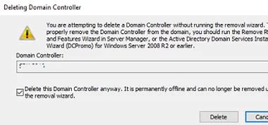 How To Remove Demote A Domain Controller In Active Directory Windows OS Hub