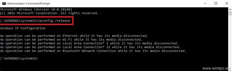 FIX WiFi Doesn T Have A Valid IP Configuration WinTips Org
