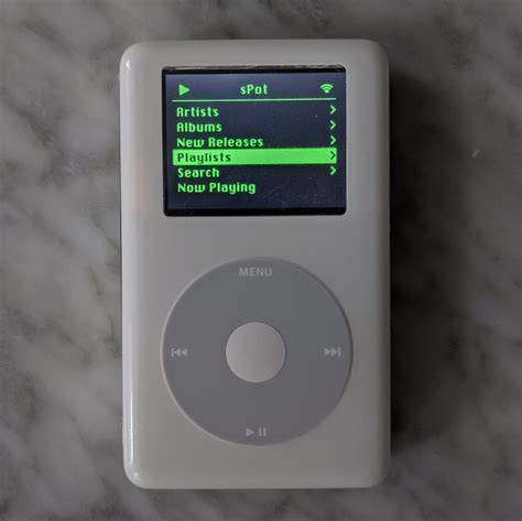 Someone Modified An Ipod Classic To Run Spotify Techspot