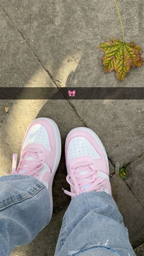 Pink Nike Dunks Casual Shoes Women Sneakers Pretty Sneakers Girly Shoes