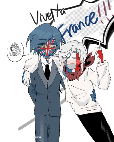 France X Uk Countryhumans法英 Ý Tưởng Lớp Học Đang Yêu