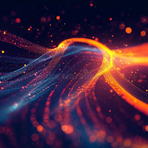 vivid abstract background with flowing data visualization patterns and
