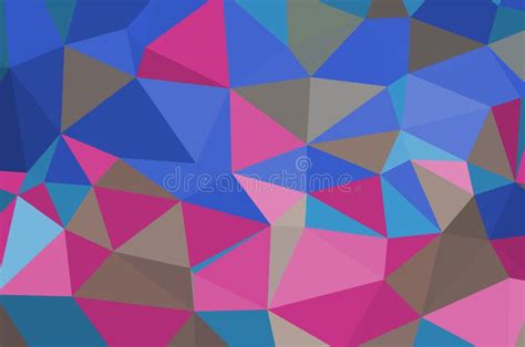 Colorful Abstract Geometric Background With Triangular Polygons Colorful Mosaic Of Triangle