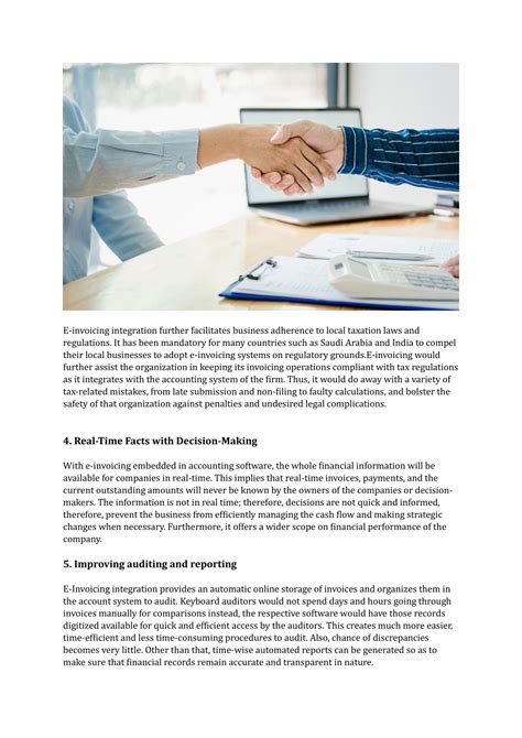 PPT Benefits Of E Invoicing Integration With Accounting Software PowerPoint Presentation ID