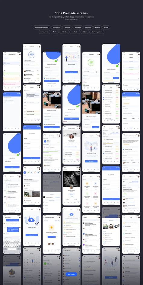 iotask mobile ui kit — ui kits on ui8 app interface design mobile ui