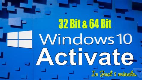 Activate Windows 10 Pro 64 Bit Windows 10 Pro Activation Youtube