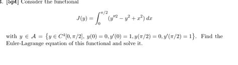 Solved 5pt ﻿consider The