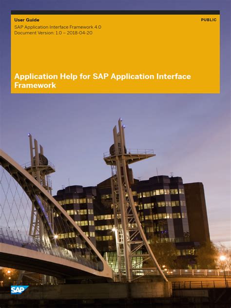 Sap Application Interface Framework 40 En Pdf