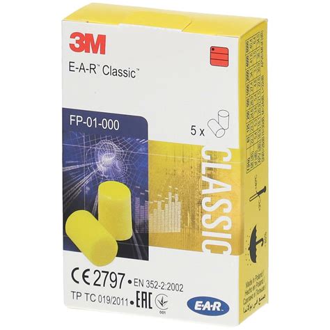 3m ™ E A R™ Classic™ Vorzuformende Gehörschutzstöpsel 10 St Shop Apotheke