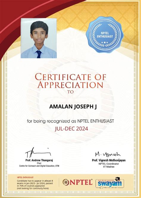 Amalan Joseph On Linkedin Learningjourney Nptel Skilldevelopment