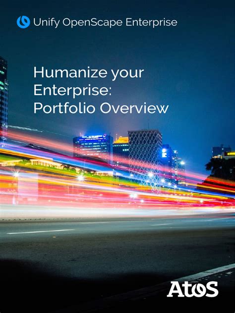 Atos Unify Openscape Uc Application V10portfolio Brochure Solution