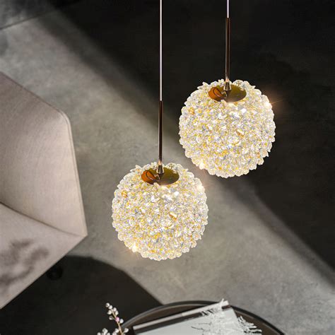 Crystal Ball Pendant Light Mooielight Crystal Ball Pendant Light