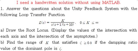 Solved I Need A Handwritten Solution Without Using