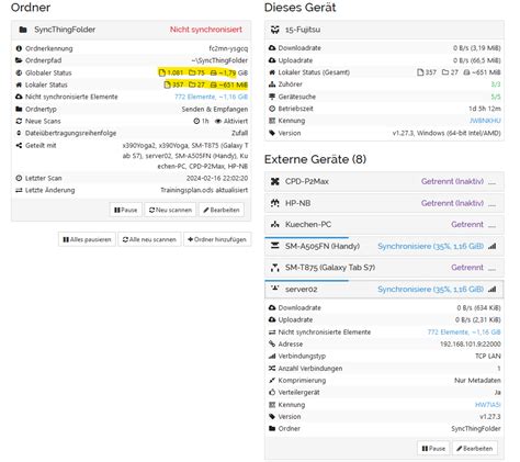 Synchronization Statuses Are Misleading Support Syncthing Community