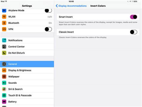 Smart Invert Colors In IOS How To Enable Dark Mode