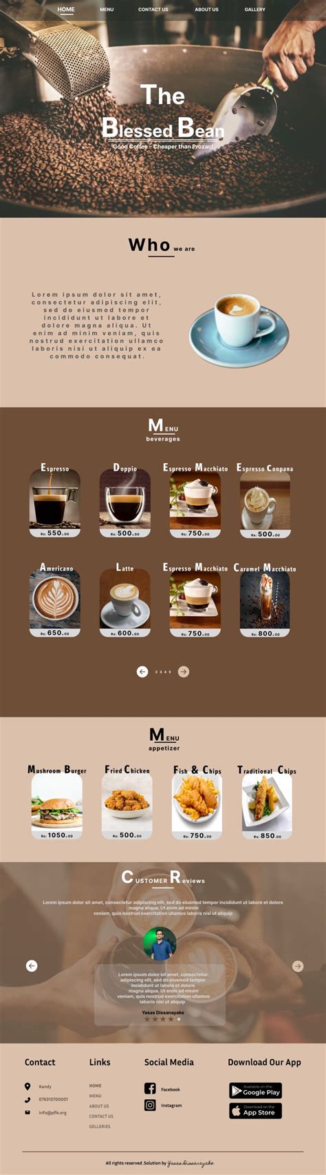 Yasas Dissanayake On Linkedin Design Coffee Ui Ux Figma Figmadesign Cafe