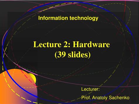 PPT Lecture 2 Hardware 39 Slides PowerPoint Presentation Free Download ID 4568739