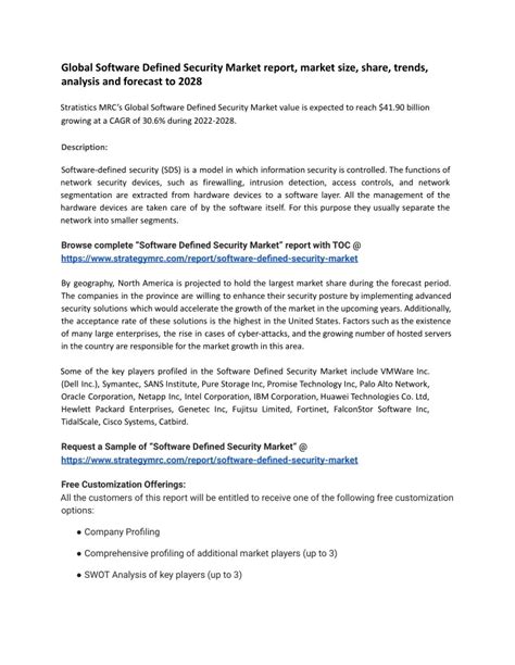 Ppt Software Defined Security Market Powerpoint Presentation Free