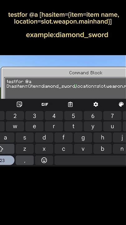 Detect Item In Your Handoffhand⁉️minecraftcommand Pt3 Minecraft