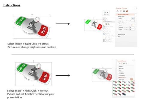 Stock Photo Choose Between Good And Bad PowerPoint Slide
