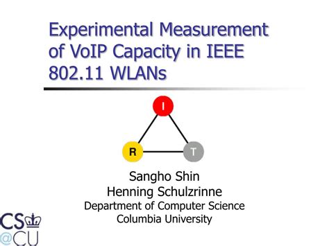 Ppt Experimental Measurement Of Voip Capacity In Ieee 80211 Wlans Powerpoint Presentation