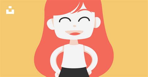 빨간 머리와 미소를 가진 행복한 어린 소녀 벡터 Unsplash의 무료 여자 이미지