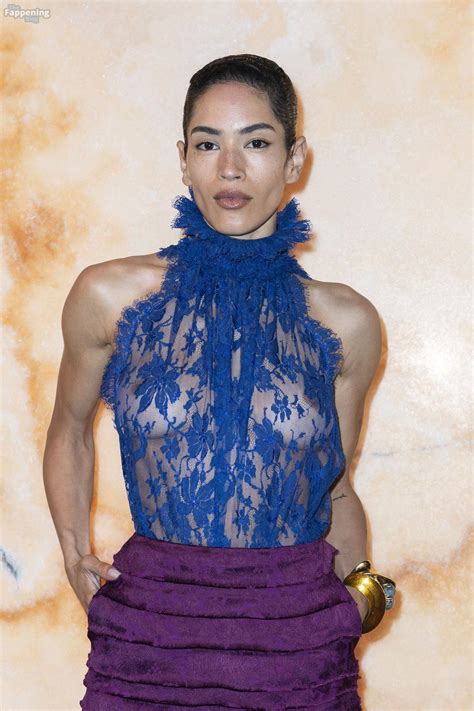 Mette Towley Displays Her Nude Tits At The Saint Laurent Show In Paris