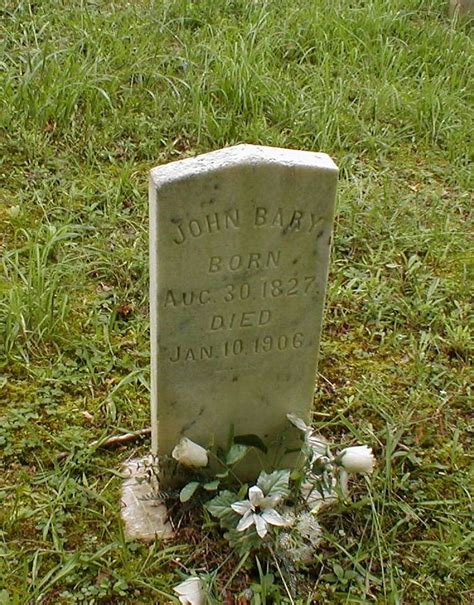 John Franklin “daddy John” Bary Sr 1827 1906 Find A Grave Memorial