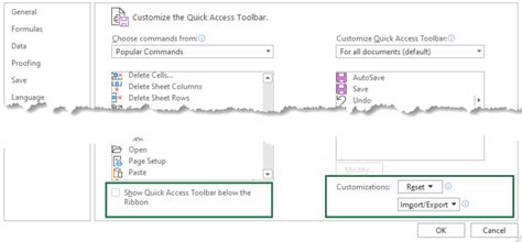 Customize The Quick Access Toolbar Excel Bootcamp