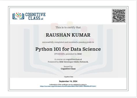 Raushan Kumar On Linkedin Im Happy To Share That Ive Obtained A New