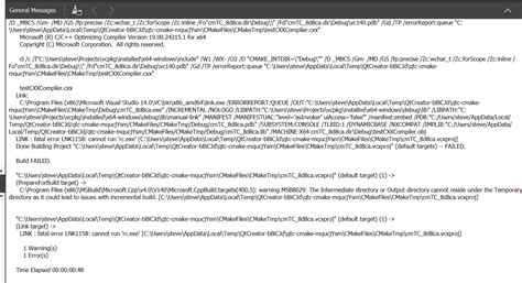 C Cmake Problems With Qt Creator Hello World Stack Overflow