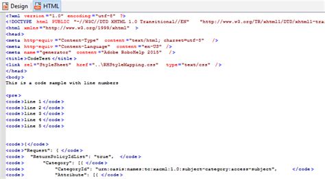 Adding Line Numbers And Syntax Highlighting To Cod Adobe Community