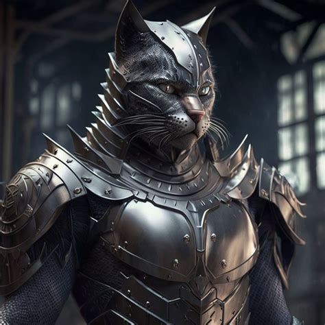 Cat Knight Cat Armor Kitty Games Knight