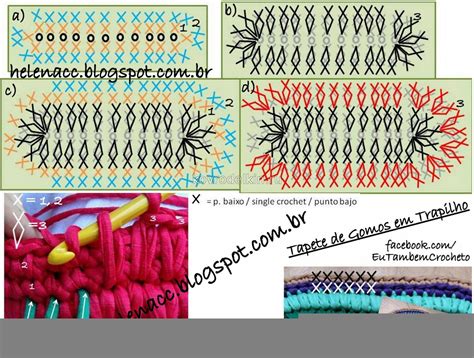 Как связать коврик сердечко крючком